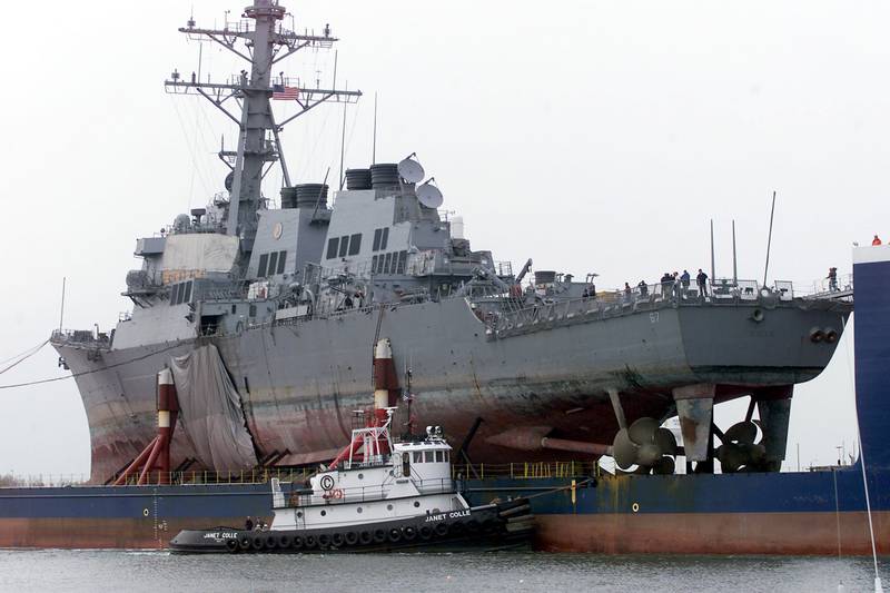 Terrorist behind 2000 destroyer Cole bombing killed in airstrike